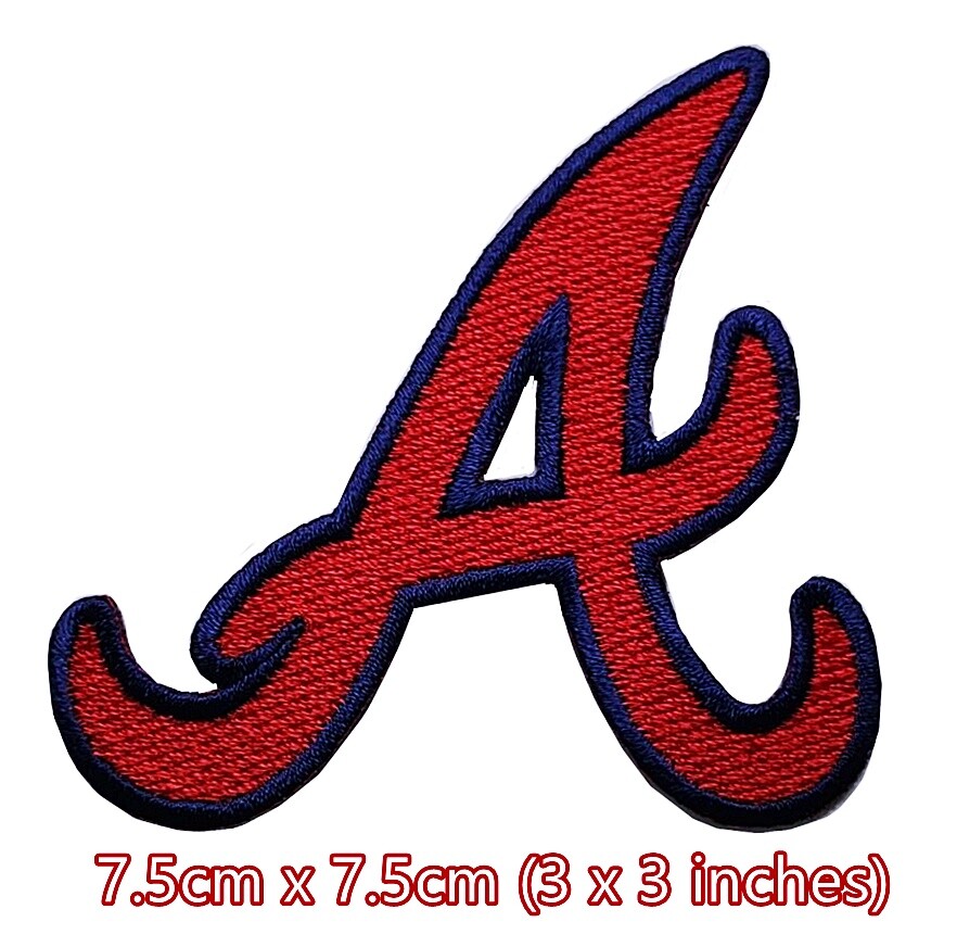 Atlanta Braves Baseball Patches Embroidery Iron on(Select options) Thai ...