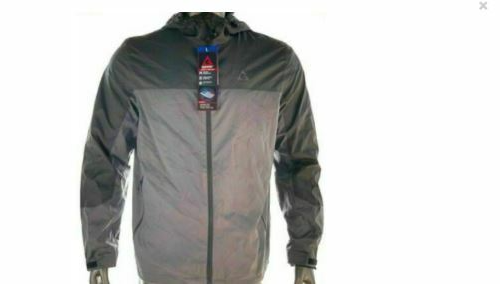 New Gerry Soft Shell Iron Slate Gray Windbreaker Rain Jacket Medium ...