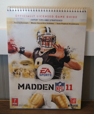 New! Madden NFL 11 Officially Licensed Game Guide (Drew Brees) by Prima ...