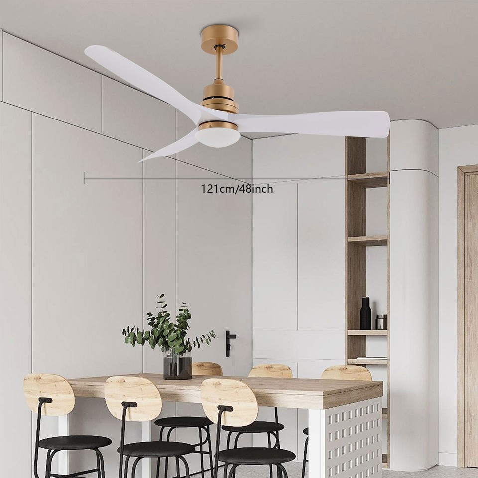 48 Inch Modern Ceiling Fan Light 4 Blades,ceiling Fan Light With Remote ...