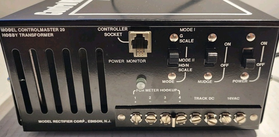 CONTROL MASTER 20 MRC HO N G Scale Trains Controller POWER CENTER w ...