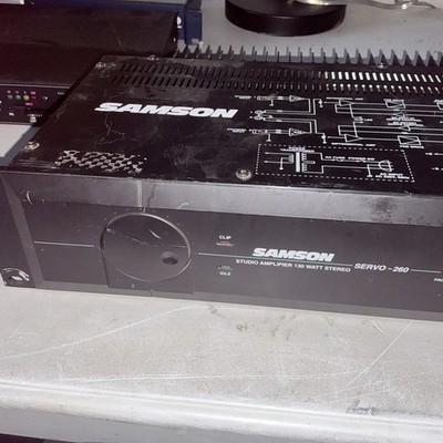 Samson Servo 260 Studio Amp. 260w (130w per channel) 2-Channel ...