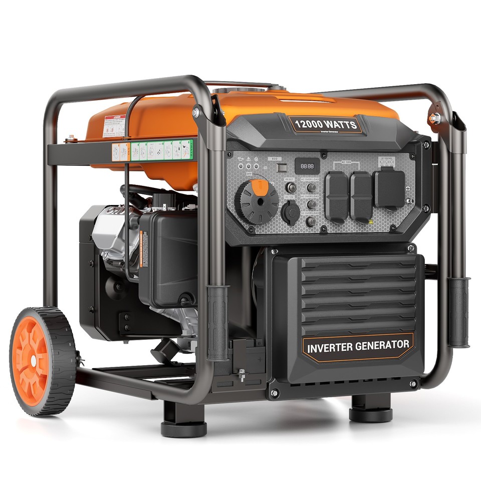 12000 Watt Generators Portable Gas Generator Inverter for Home and ...