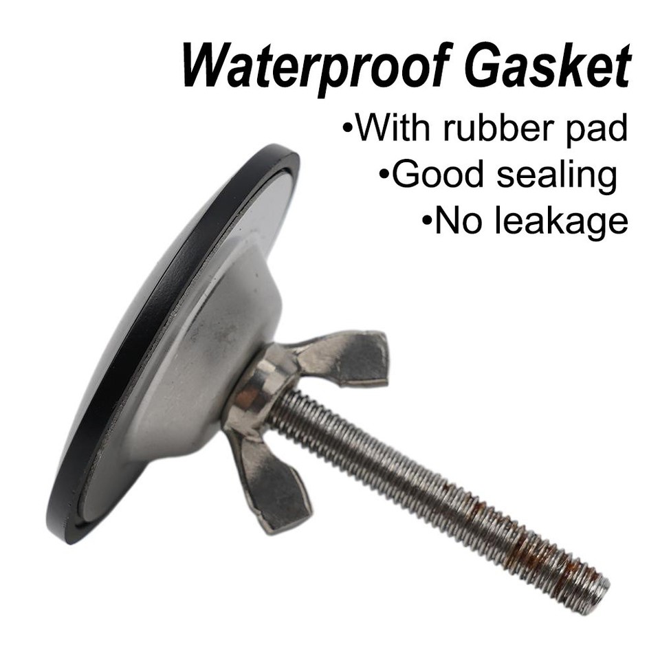 2 Zoll Edelstahl Wasserhahn Loch Abdeckung Auslaufsicher und einfach zu ...