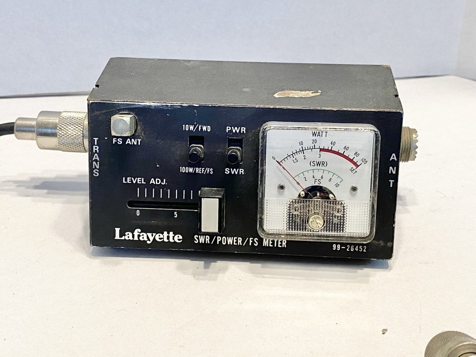 Vintage Lafayette SWR/Power/FS Meter Model 99-26452 UNTESTED. | eBay