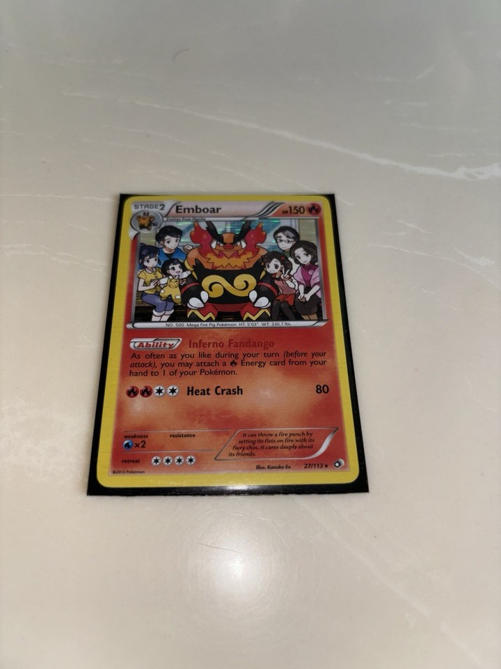 Pokemon TCG - Emboar 27/113 Legendary Treasures Holo Rare | eBay