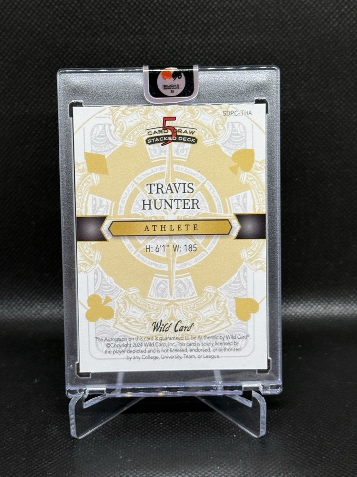 2024 5 Card Draw Wild Card 1/1 Auto Mirror Card Travis Hunter | eBay