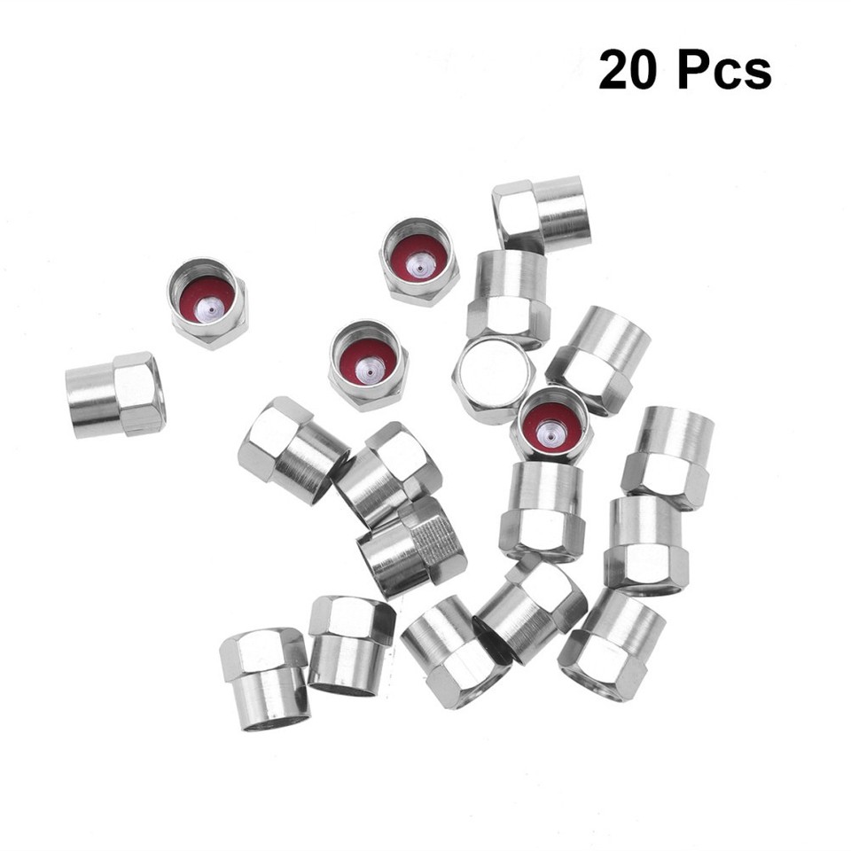 20pcs Half Hexagon Universal Wheels Tyre Tire Stem Air Caps Hat Cover ...