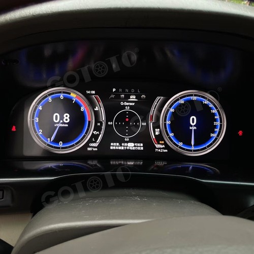 LCD Digital Cluster Upgrage for Toyota Land Cruiser LC100 Lexus LX470 ...