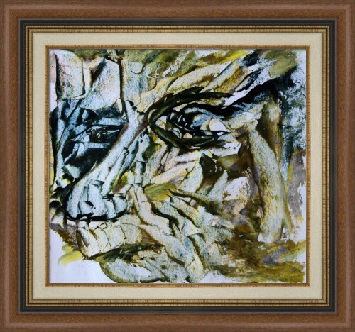 Original painting oil paper contemporary art ABSTRACT by Pronkin 2021 ...