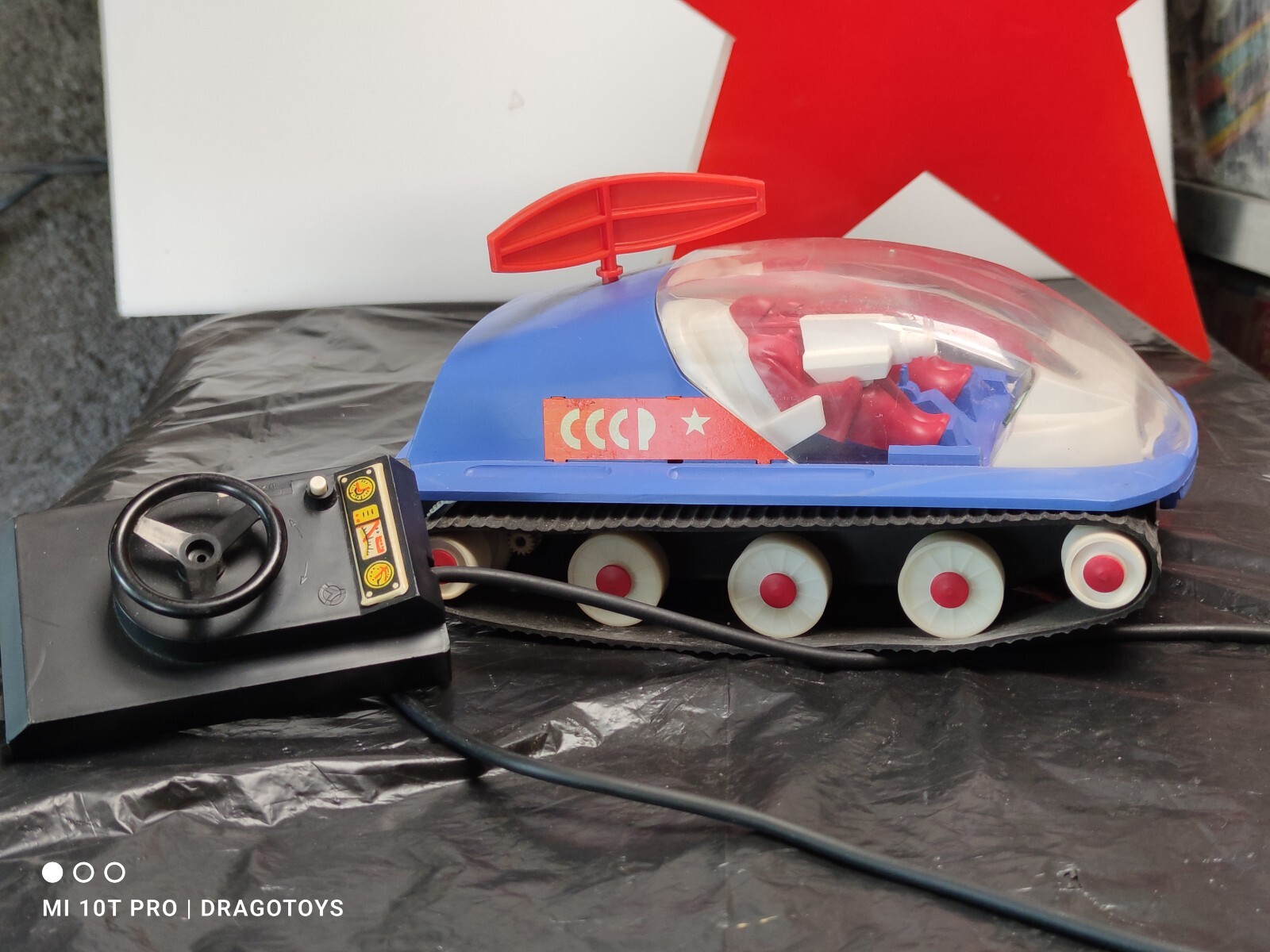 VINTAGE SPACE TOY 70s EXPLORER MOON ROVER BATT. OPERATED USSR CCCP ...