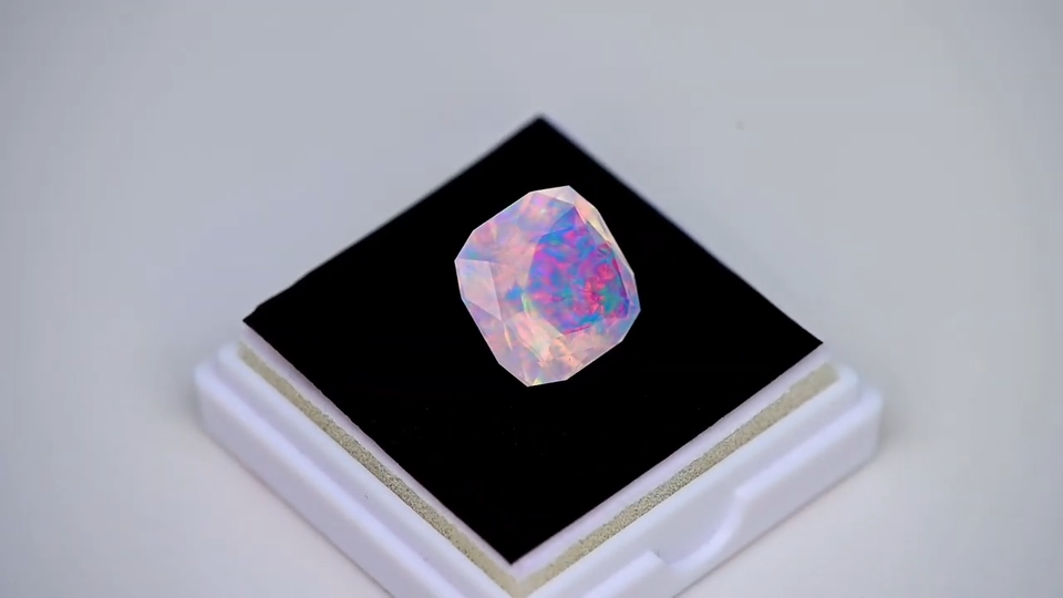 Precision Cut - 11.06ct LAB Gilson Opal - Resin free | eBay