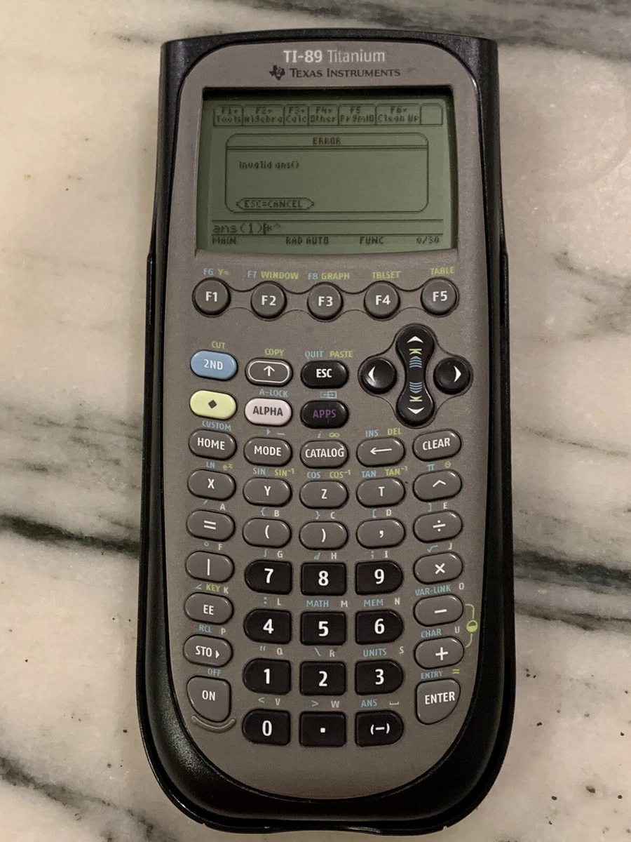 Graphing Calculator Ti 89