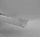 2 pc. Acrylic Lucite 10" Chandelier Triangle Triarch Prisms Beveled ...