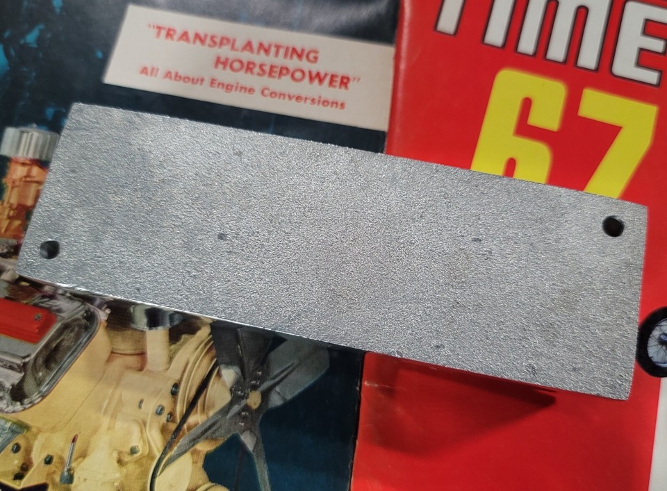 MOON 3 Carb Polished Aluminum FUEL BLOCK Finned Hot Rod Drag Racing ...