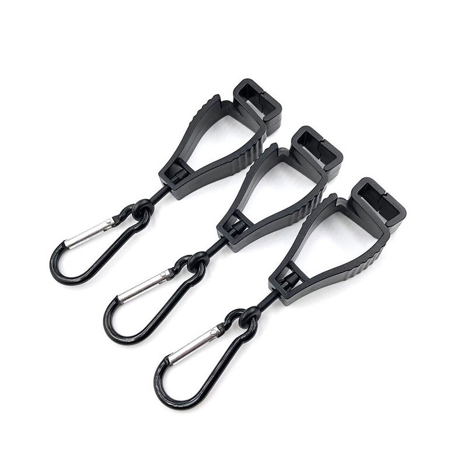 1-3Pc Glove Clip Clamp Grabber Interlock Carabiner Hook Holder Guard ...