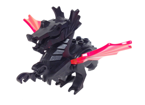 Lego Classic Dragon 6097 6099 6047 Trans-Neon Orange Wings Animal ...