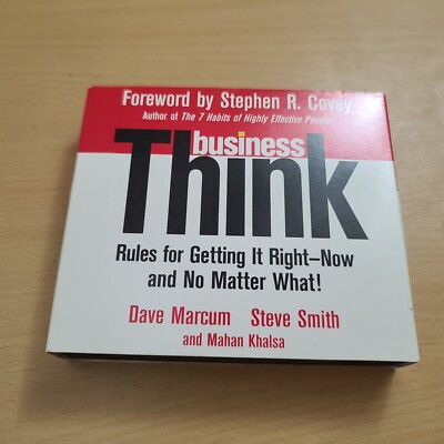Business Think : Rules for Getting It Right - Now and No Matter What ...