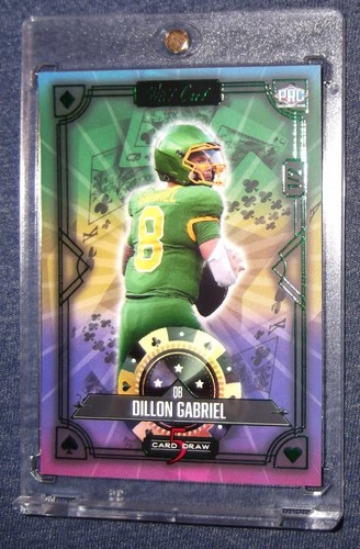 Dillon Gabriel RC "5 Card Draw" 2/2 2024 Wild Card 2 of ONLY 2 Fresh ...