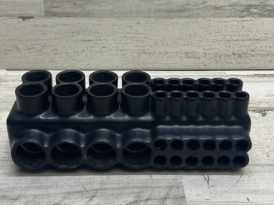 Polaris 16-Port Insulated Tenant Tap Connector 750-250MCM & 1/0-#14AWG ...