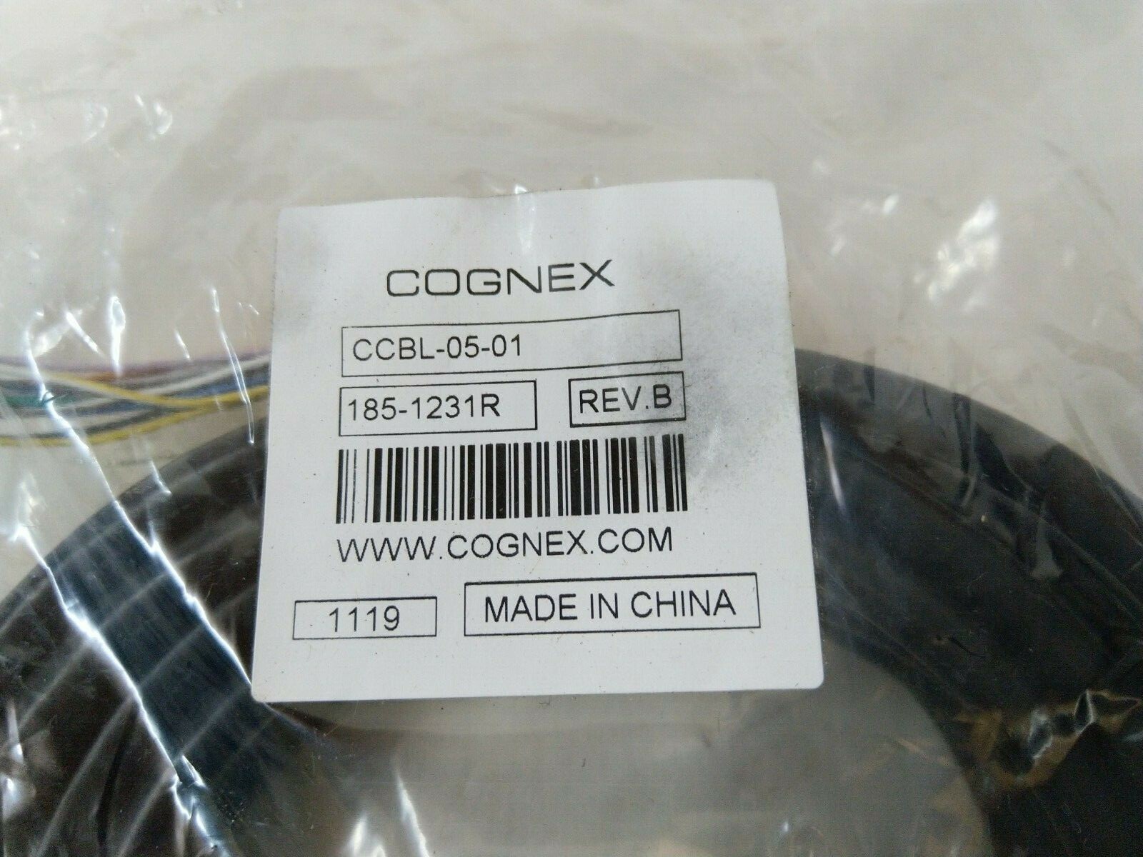 COGNEX CCBL-05-01 | 5-Meter Dataman Power & IO Breakout Cable P/n 185 ...