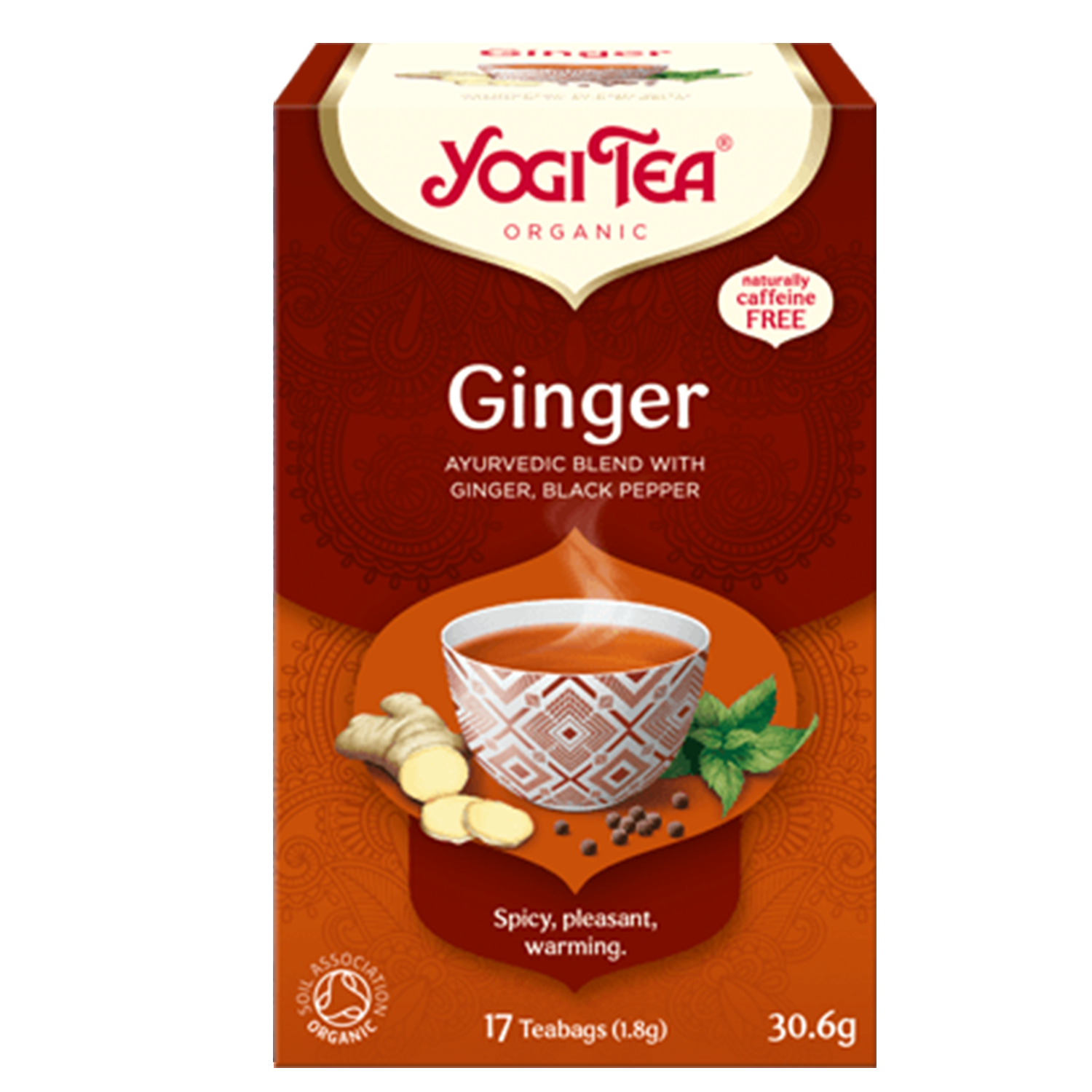 Yogi Ayurvedic Herbal Organic Teas Tea Sachets - Ginger | eBay