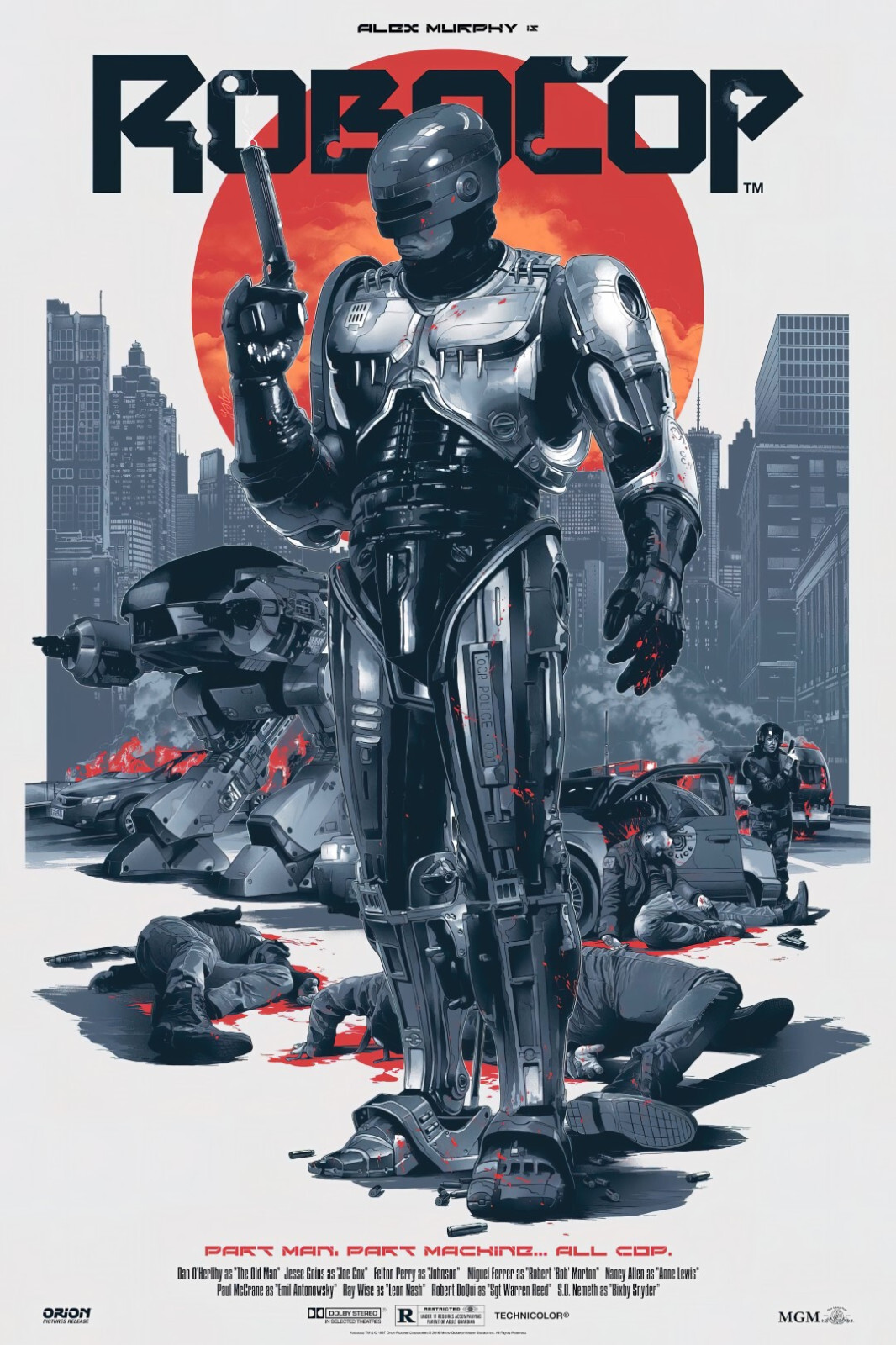 ROBOCOP NEW ART 1987 80s ORIGINAL MOVIE CINEMA PRINT PREMIUM POSTER | eBay