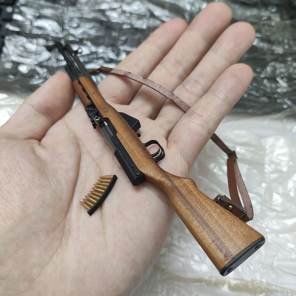 1/6 Handmade WWII SKS Wood Metal Chinese Type 56 Semi Auto Rifle Toy ...