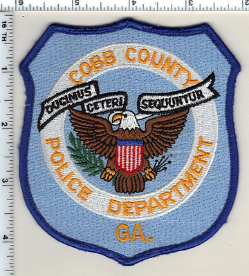 Cobb County Police (Georgia) Uniform Take-Off Shoulder Patch from 1997 ...