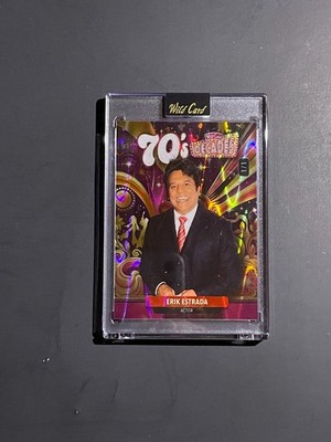 2024 Wild Card Decades 70's Erik Estrada #1/1 Card #D170P3-EE | eBay