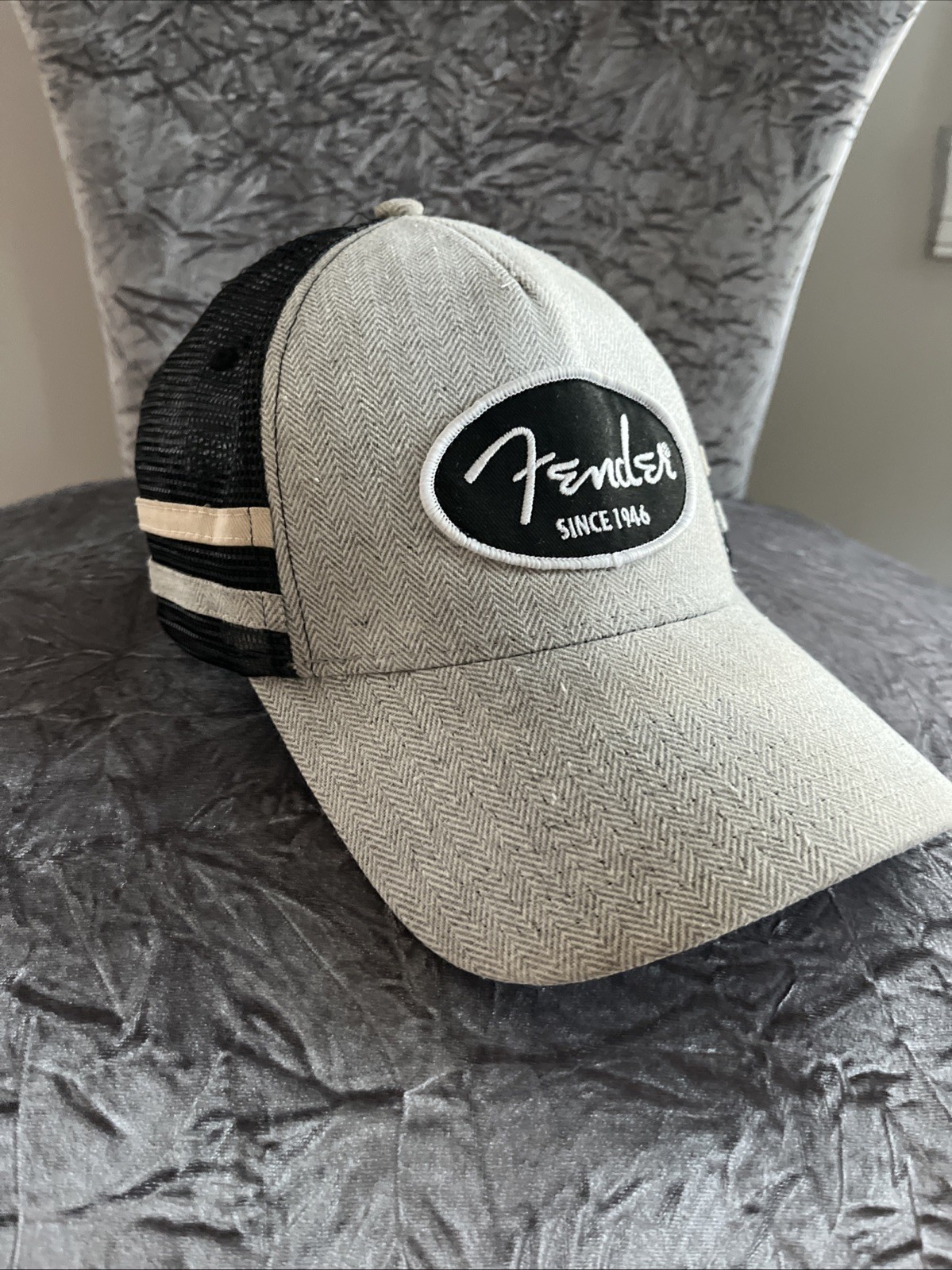 Fender Guitars Logo Trucker Snapback Hat - Gem