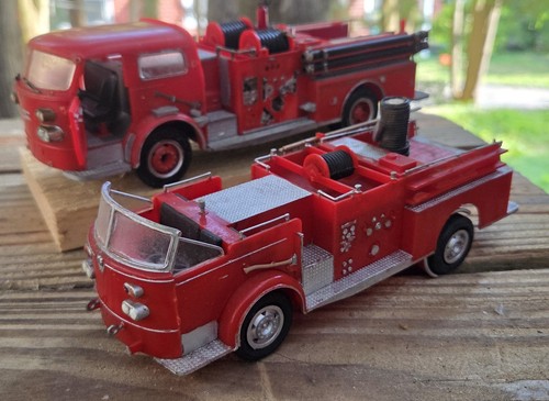 VINTAGE 1960S 70S AMERICAN LAFRANCE FIRE ENGINE REVELL AMT BUILT MODEL ...
