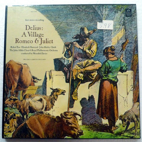 Delius A VILLAGE ROMEO & JULIET Robert Tear 2xLP box SEALED Opera LH ...
