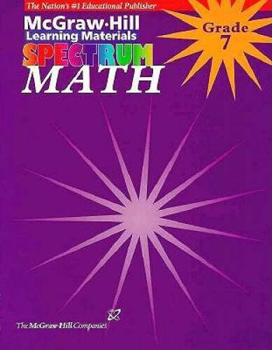 Spectrum Math: Grade 7 - Paperback By Douglas, Vincent - GOOD ...