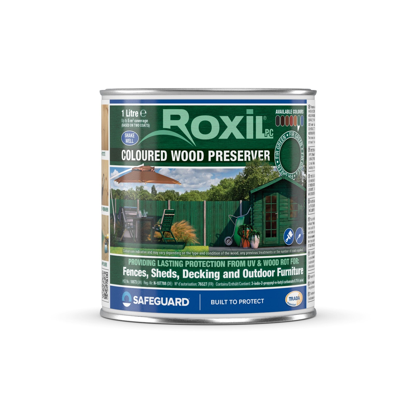 Roxil Wood Stain Preserver - 5 Year Wood Protection for Indoor ...