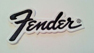 Fender Guitar Patch Embroidered Applique~@ 4" x 1 7/8"~Iron Sew On ...
