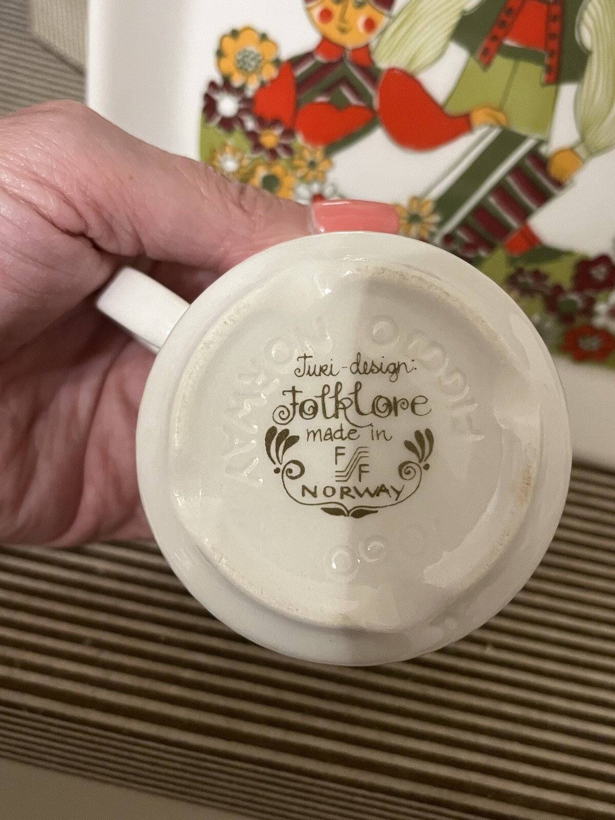 Figgjo Flint Folklore Snack Set Sandwich/Breakfast Tray NORWAY / Price ...