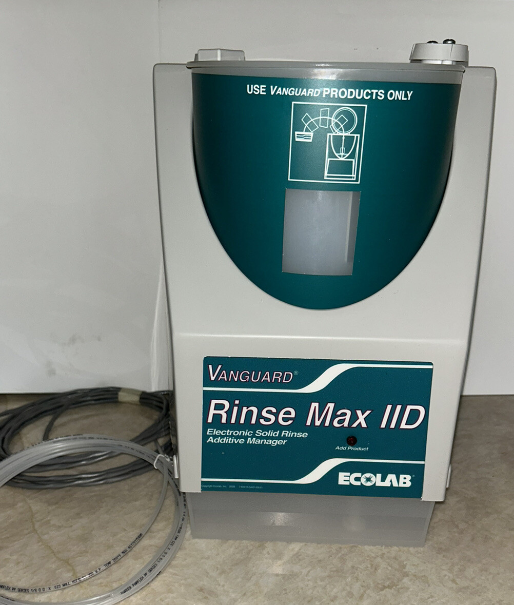 Ecolab 92181494 RINSE MAX II Vanguard Electronic Solid Rinse Additive ...