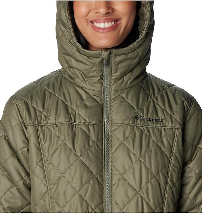 NWoT Columbia Women's Copper Crest Hooded Long Jacket Green Size S $200 ...