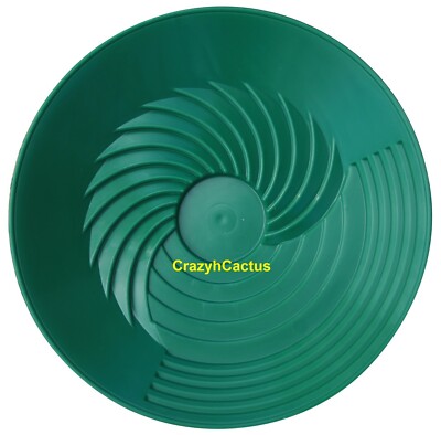 Turbopan Gold Pan GREEN 10" VORTEX ACTION! Panning Prospecting Mining ...