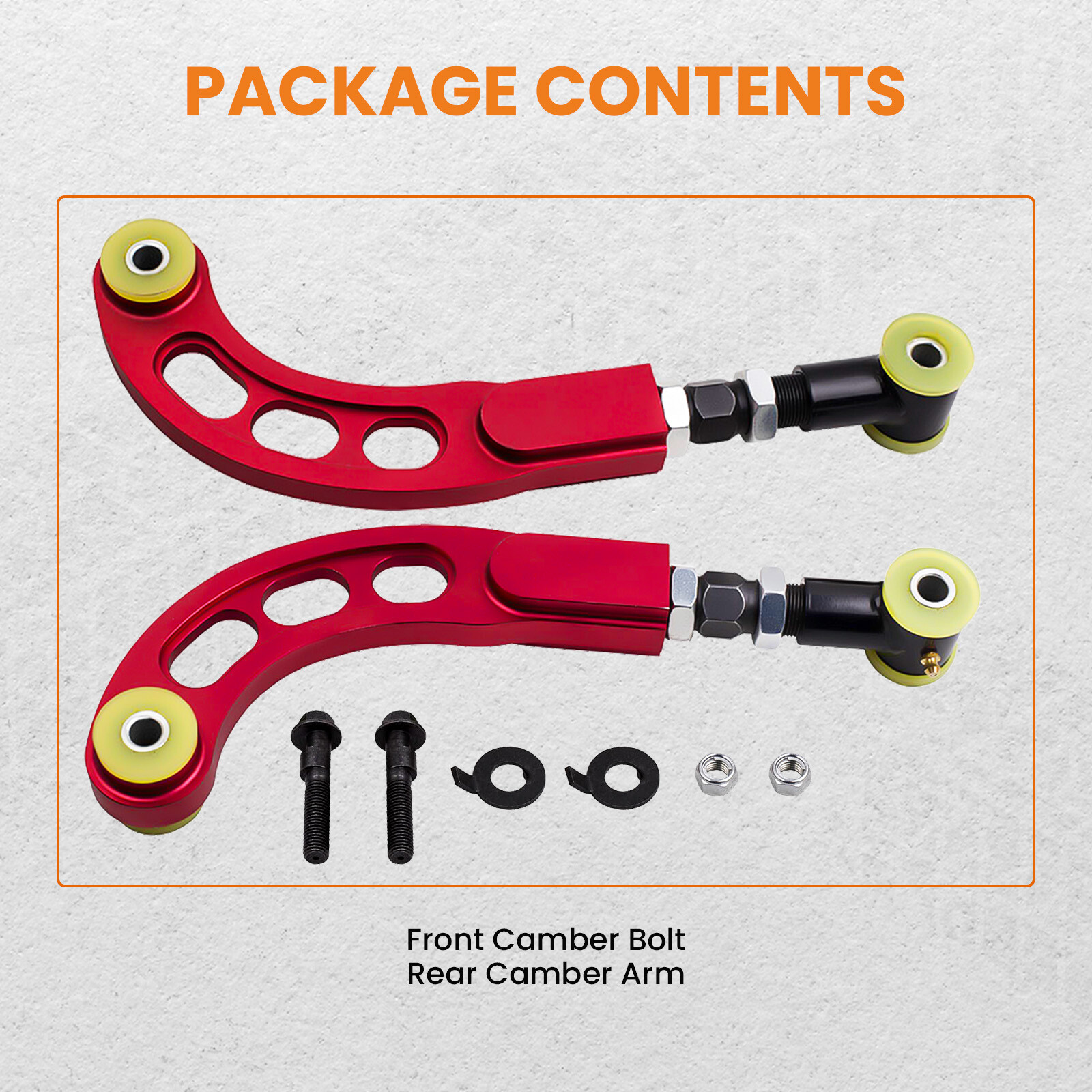 Adjustable Alignment Rear Camber Arm Kit & Front Bolts For Scion TC ...