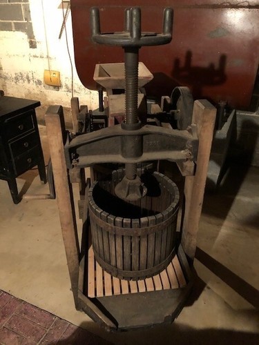 antique 2 barrel cider press | eBay
