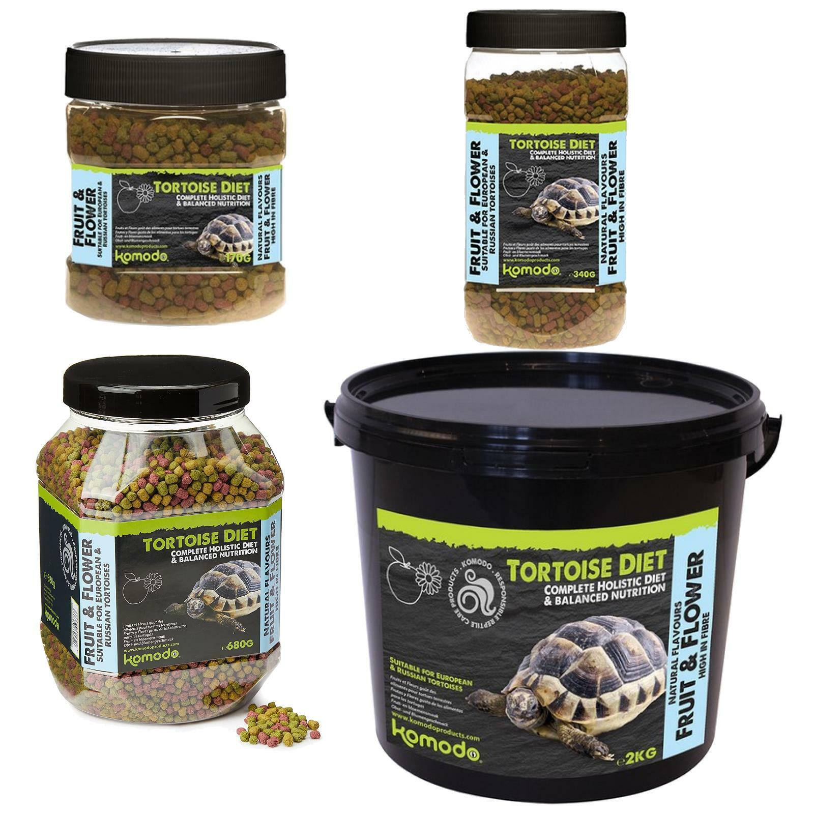 Komodo Fruit and Flower Flavour Tortoise Diet Food - 2Kg for sale ...
