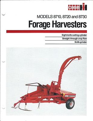 Farm Equipment Brochure - Case IH - 8710 8720 8730 - Forage Harvester ...