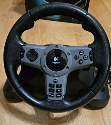 Logitech Driving Force Feedback Wireless Racing Wheel - PS2/PS3/PC | eBay