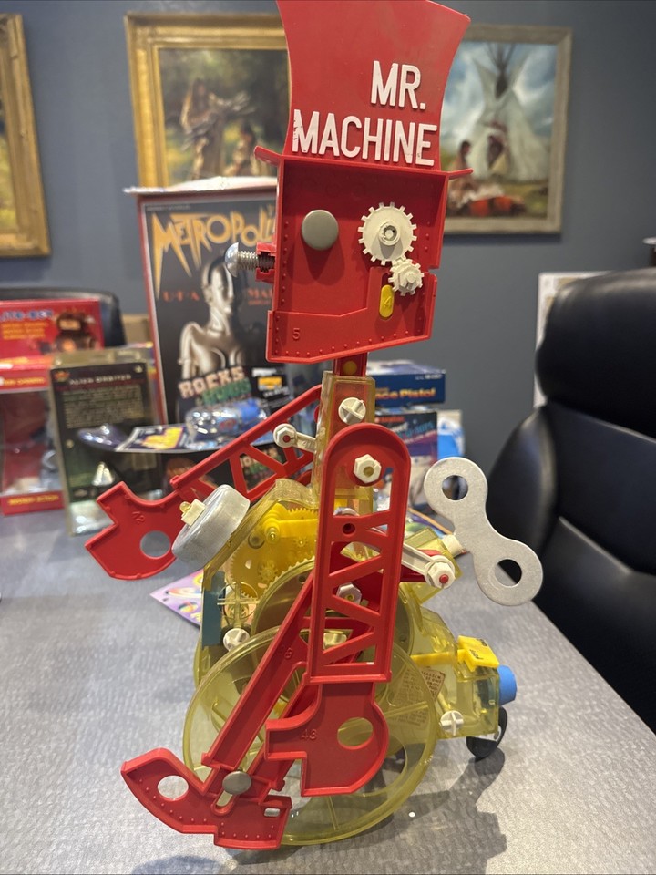 Vintage 1960 Ideal Toys Mr. Machine Robot with Box & Instructions ...