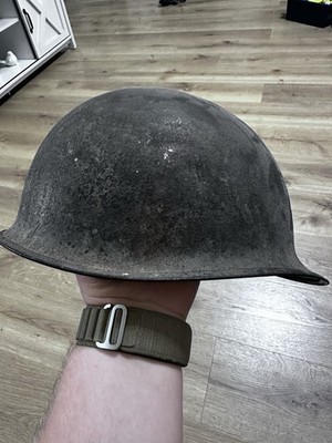 WW2 US M1 Helmet (W/ Liner, Straps, & Harness) | eBay