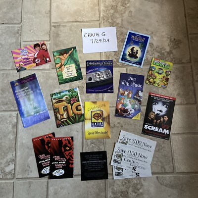 Vtg VHS Game Gaming Console Inserts Disney Warner Bros Tiger More Lot ...