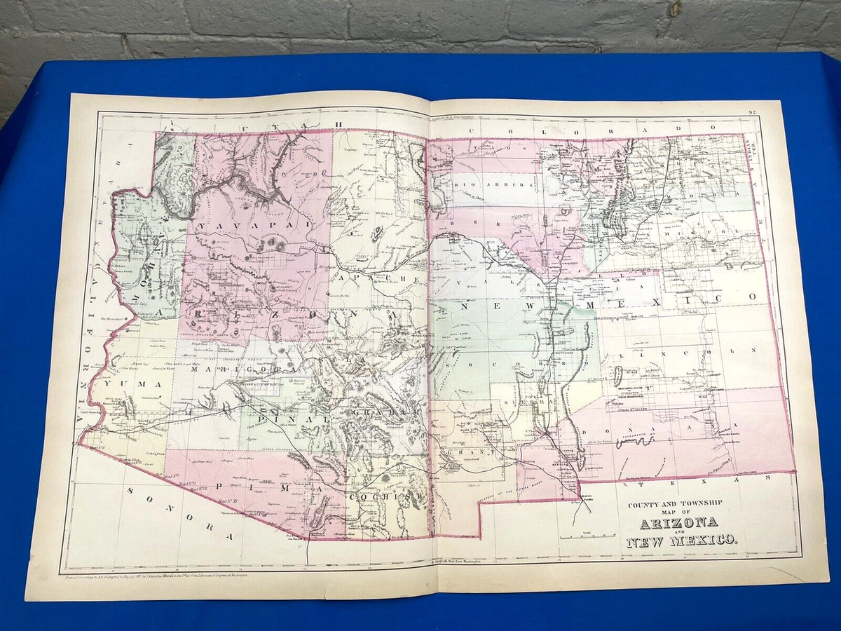 County Map Of Arizona