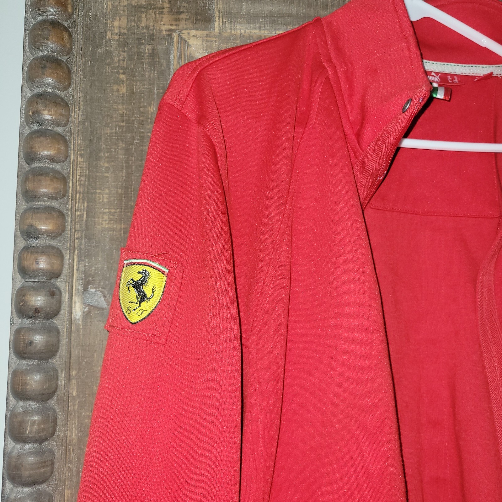 Official Puma Ferrari Track Jacket Red Zip Up Men's… - Gem